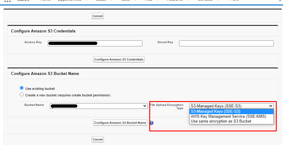 S-Drive Authentication and Bucket Settings